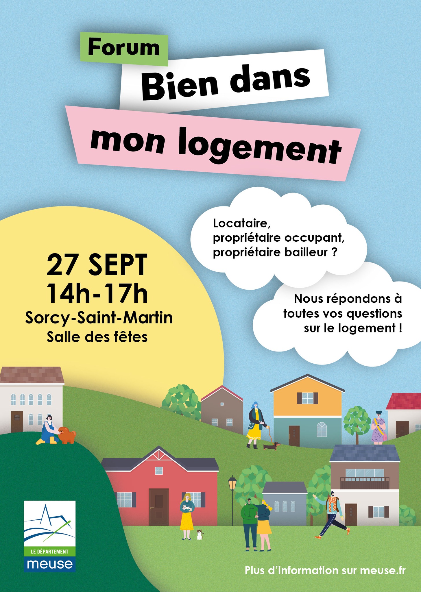 Forum "Bien dans mon logement" le 27/09 - OPH Meuse